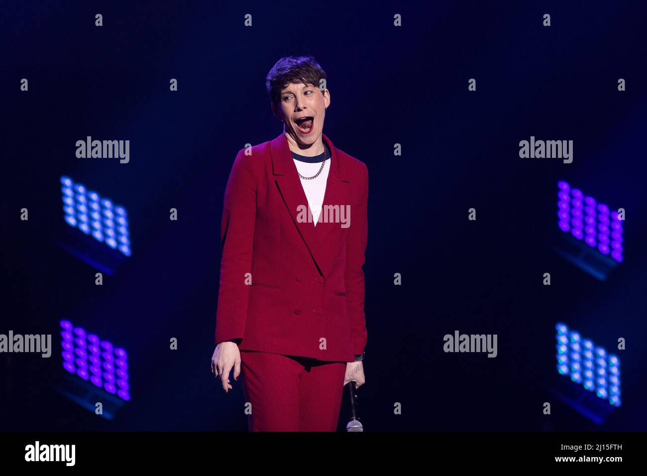 Suzi Ruffle performs on stage during the Teenage Cancer Trust Concert ...