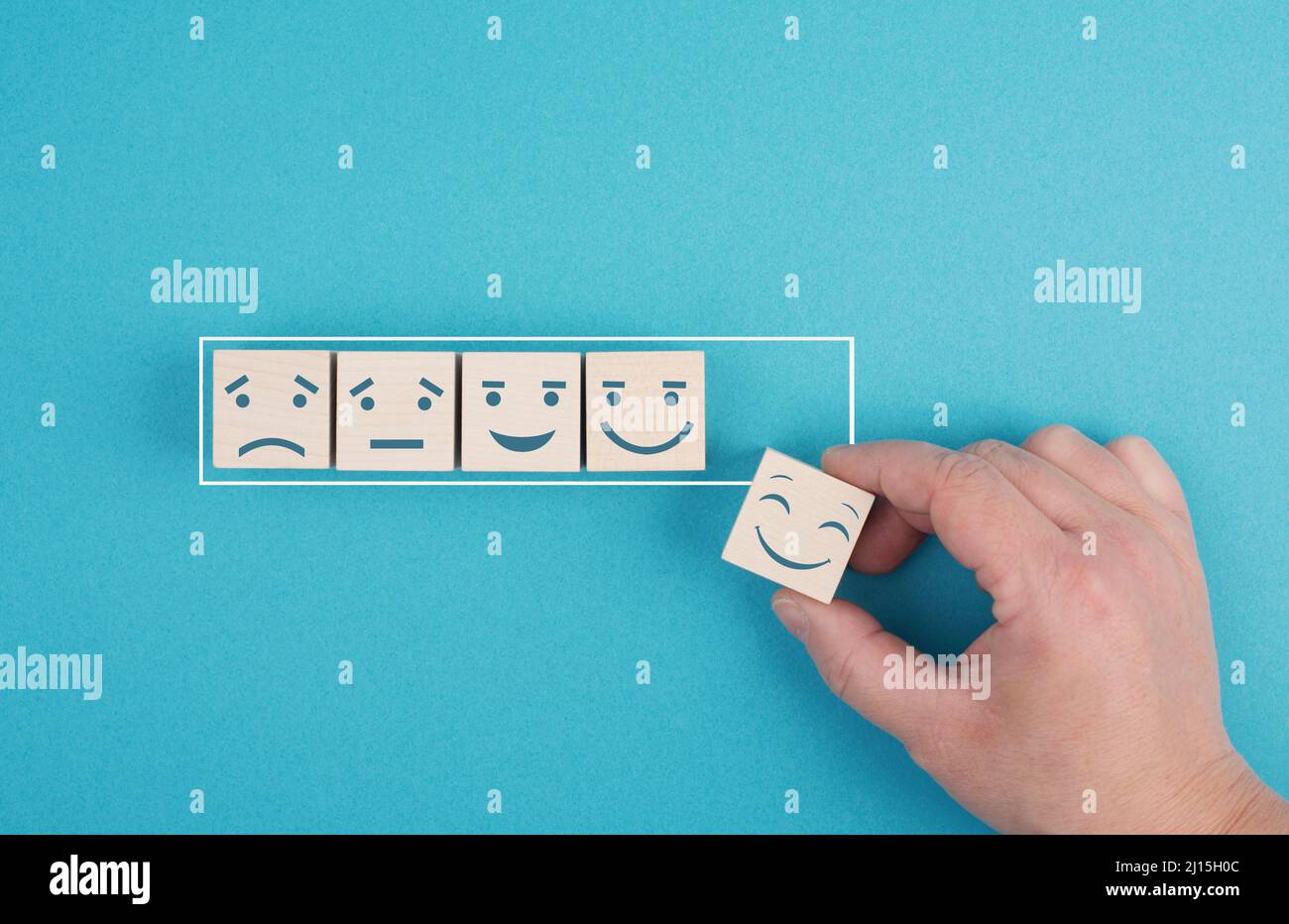 Loading bar with happy and sad faces, business and service rating ...