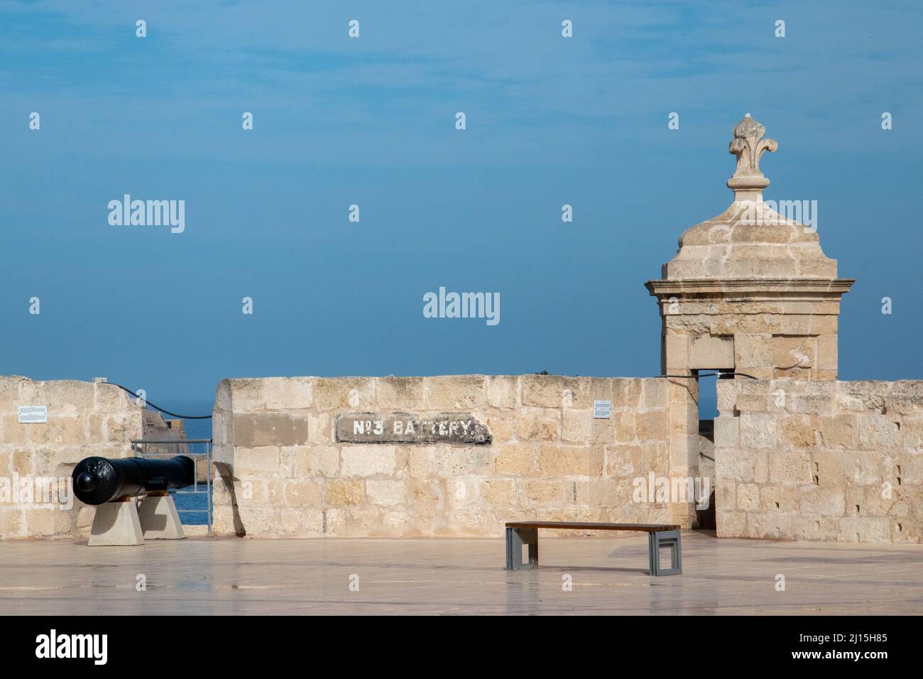 Watchtower of grand harbour hi-res stock photography and images - Alamy