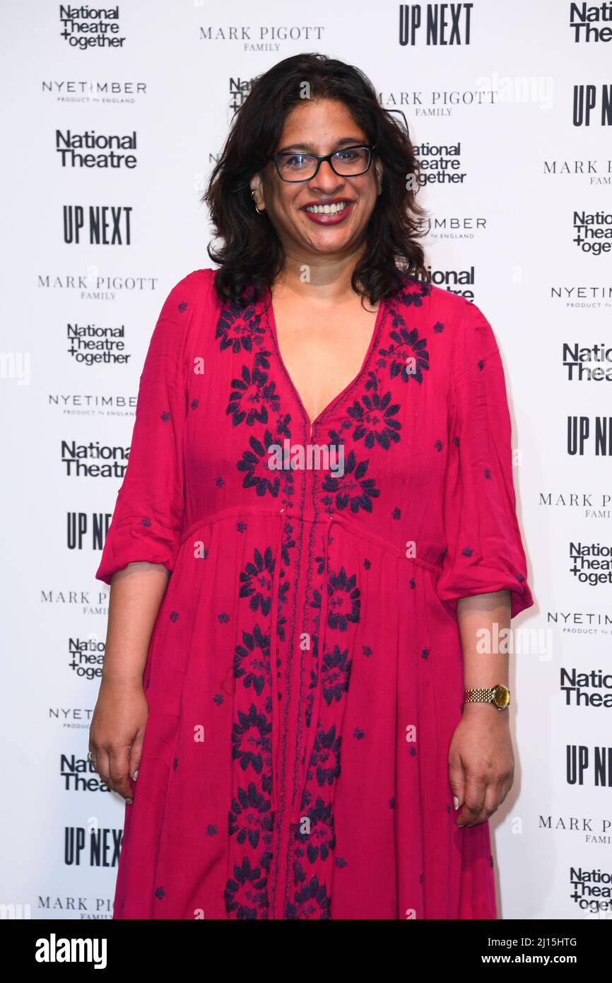 London, UK. 22 March 2022. Indhu Rubasingham attending the The National ...