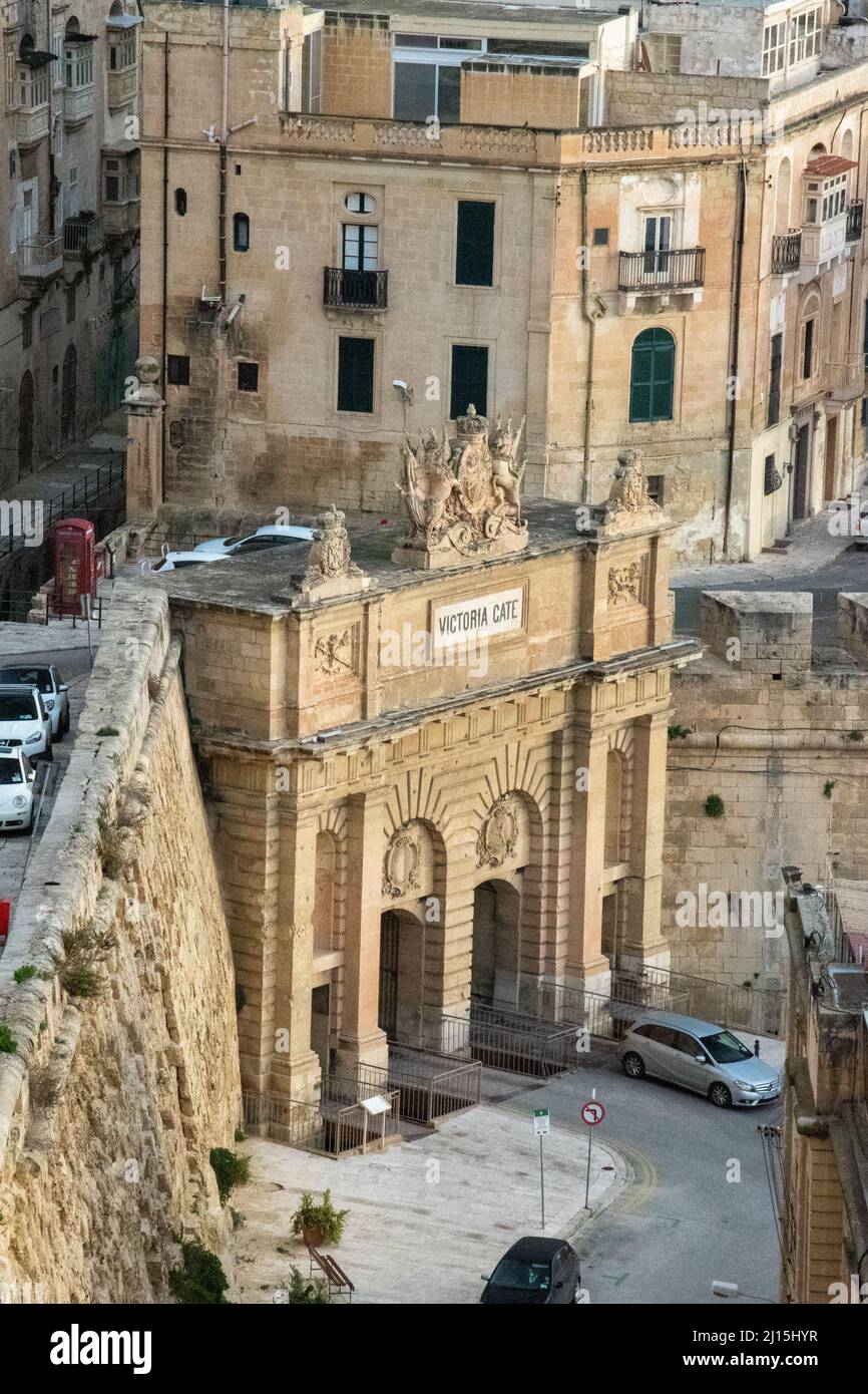 Victoria Gate is a city gate in Valletta, Malta. It was built by the ...