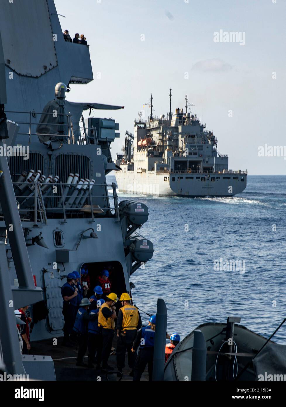 EAST CHINA SEA (March 16, 2022) The Arleigh Burke-class guided-missile ...
