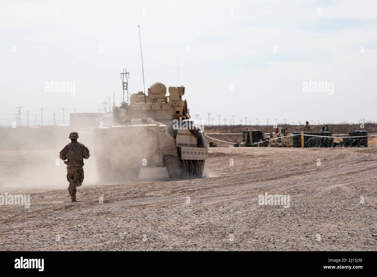 A Soldier from 2nd Armored Brigade Combat Team, 1st Armored Division ...