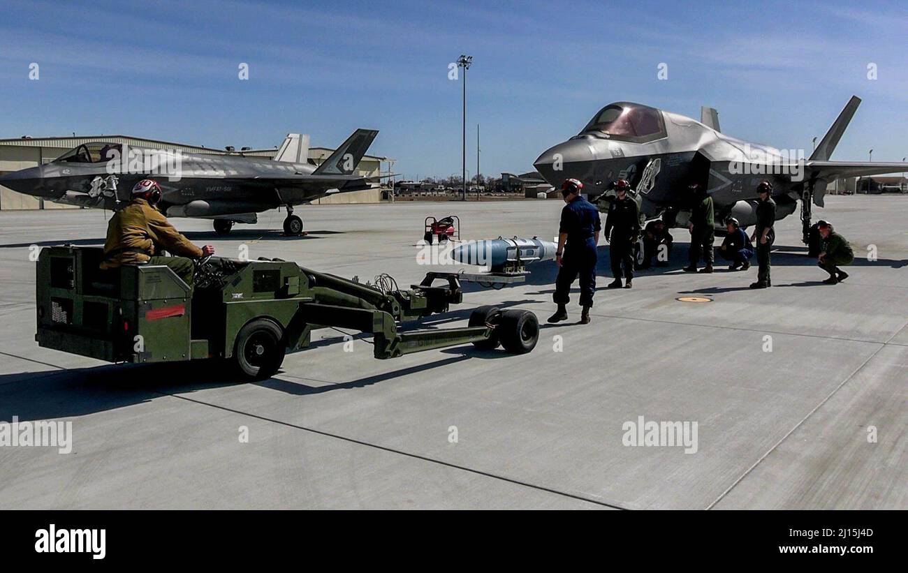 U.S. Marines with Marine Fighter Attack Training Squadron (VMFAT) 501 ...