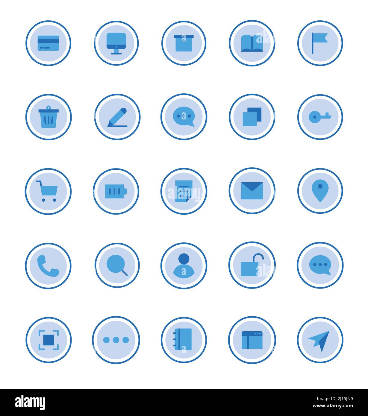 Contact information icon hi-res stock photography and images - Alamy