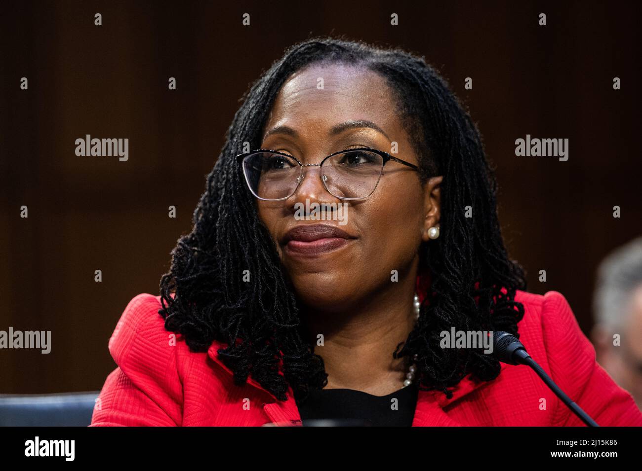 Washington, United States. 22nd Mar, 2022. Ketanji Brown Jackson speaks ...