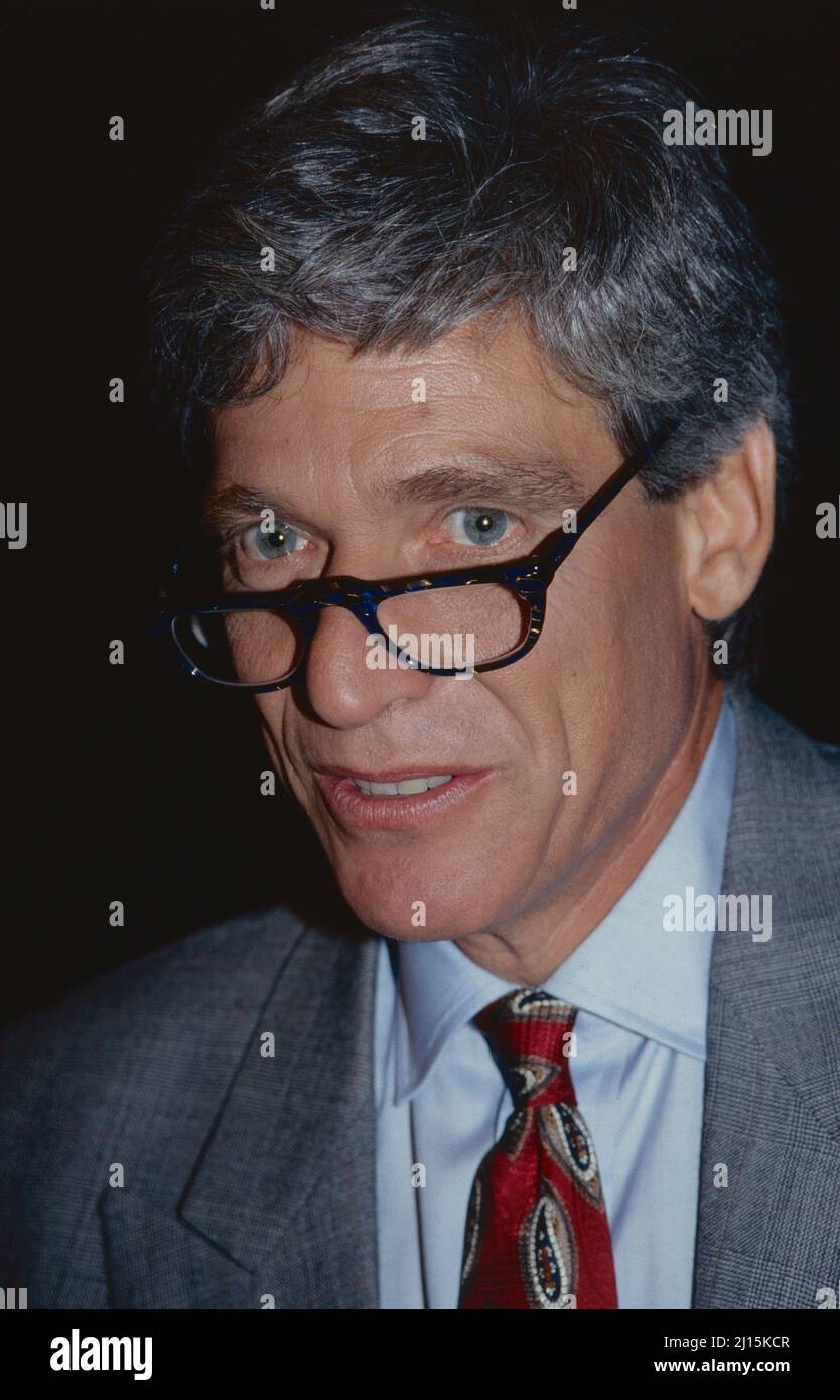 Maury Povich in New York City in August 1991. Photo Credit: Henry McGee ...
