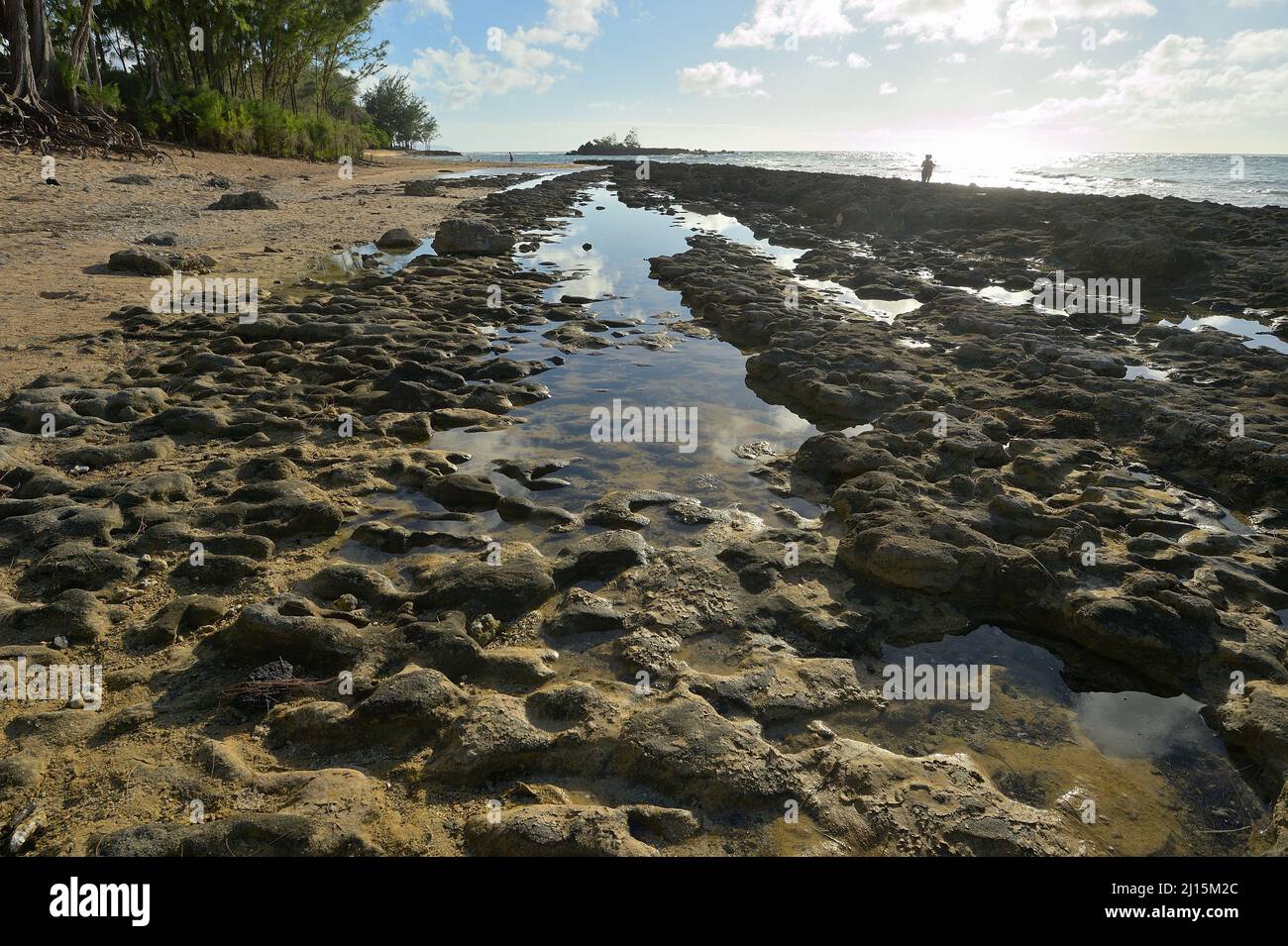 Scenic impressions from Kawela Beach on the North SHore, Oahu HI Stock ...