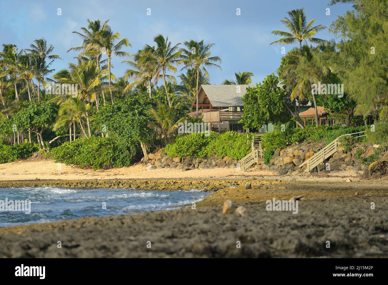 Scenic impressions from Kawela Beach on the North SHore, Oahu HI Stock ...
