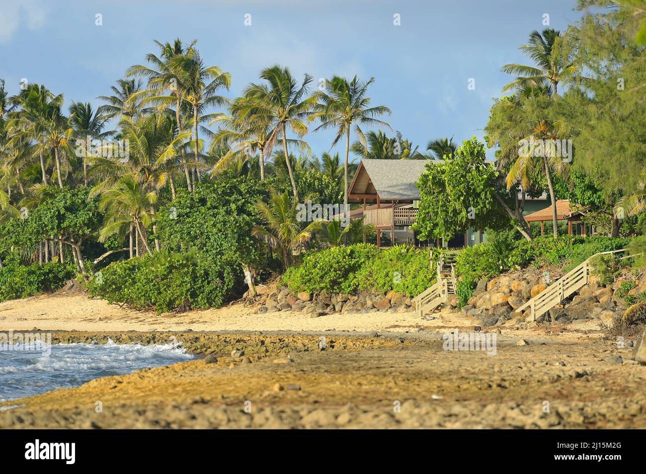 Scenic impressions from Kawela Beach on the North SHore, Oahu HI Stock ...