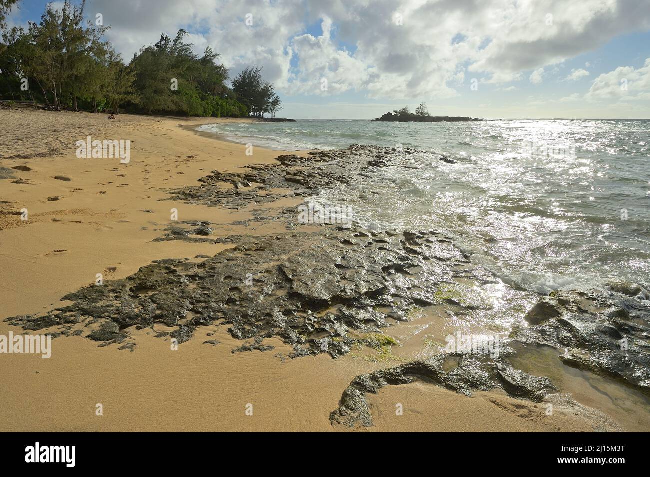 Scenic impressions from Kawela Beach on the North SHore, Oahu HI Stock ...