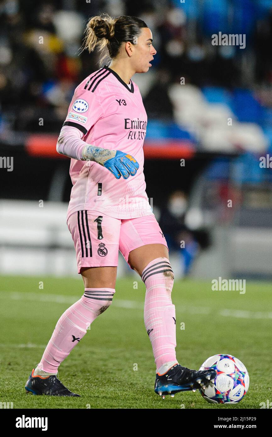 20.03.2022, Madrid, Spain. Goalkeeper Maria Isabel Rodriguez Misa of ...
