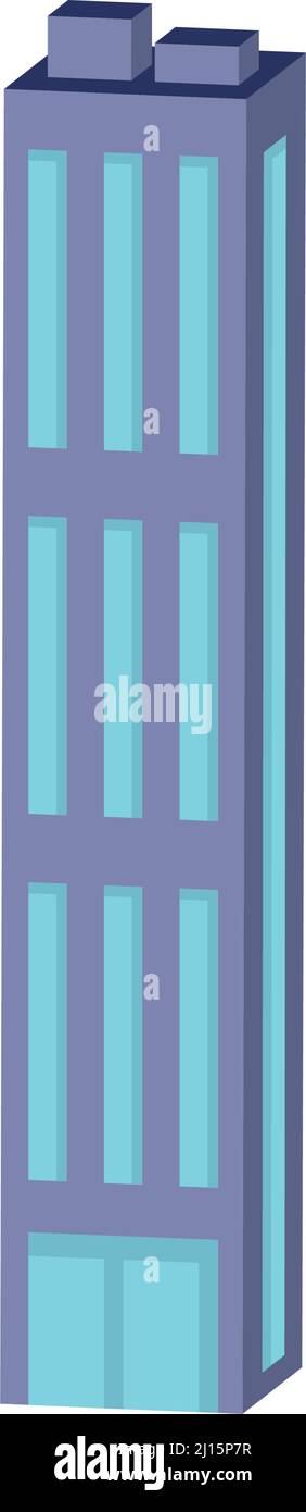 Isolated 3d residential building icon Vector Stock Vector Image & Art ...