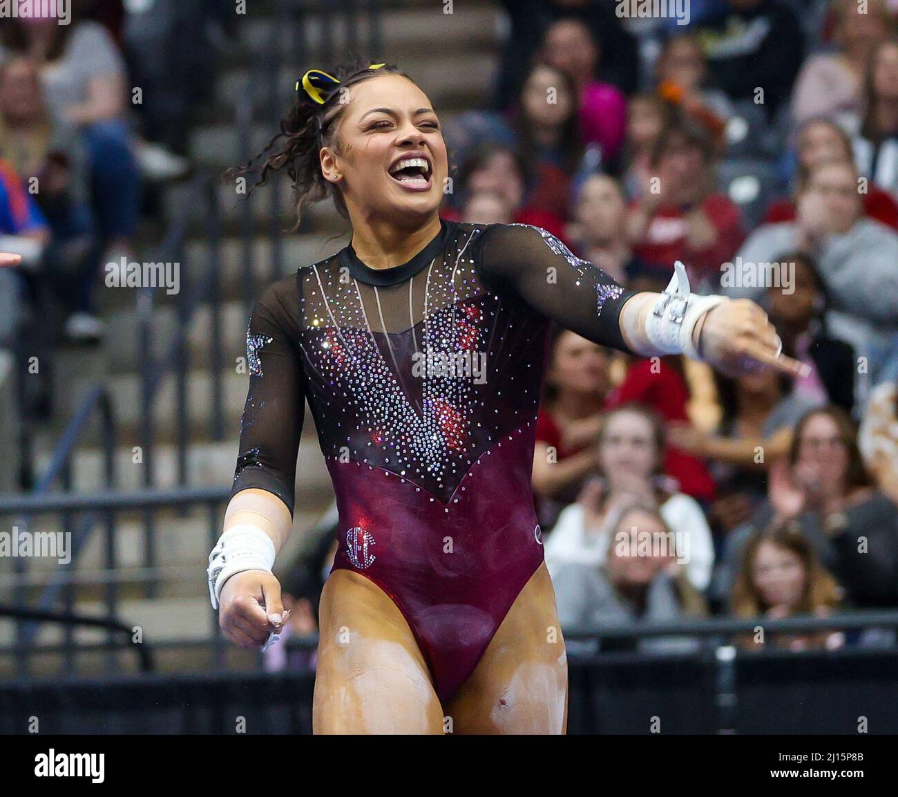 Birmingham, AL, USA. 19th Mar, 2022. Alabama's Makarri Doggette ...