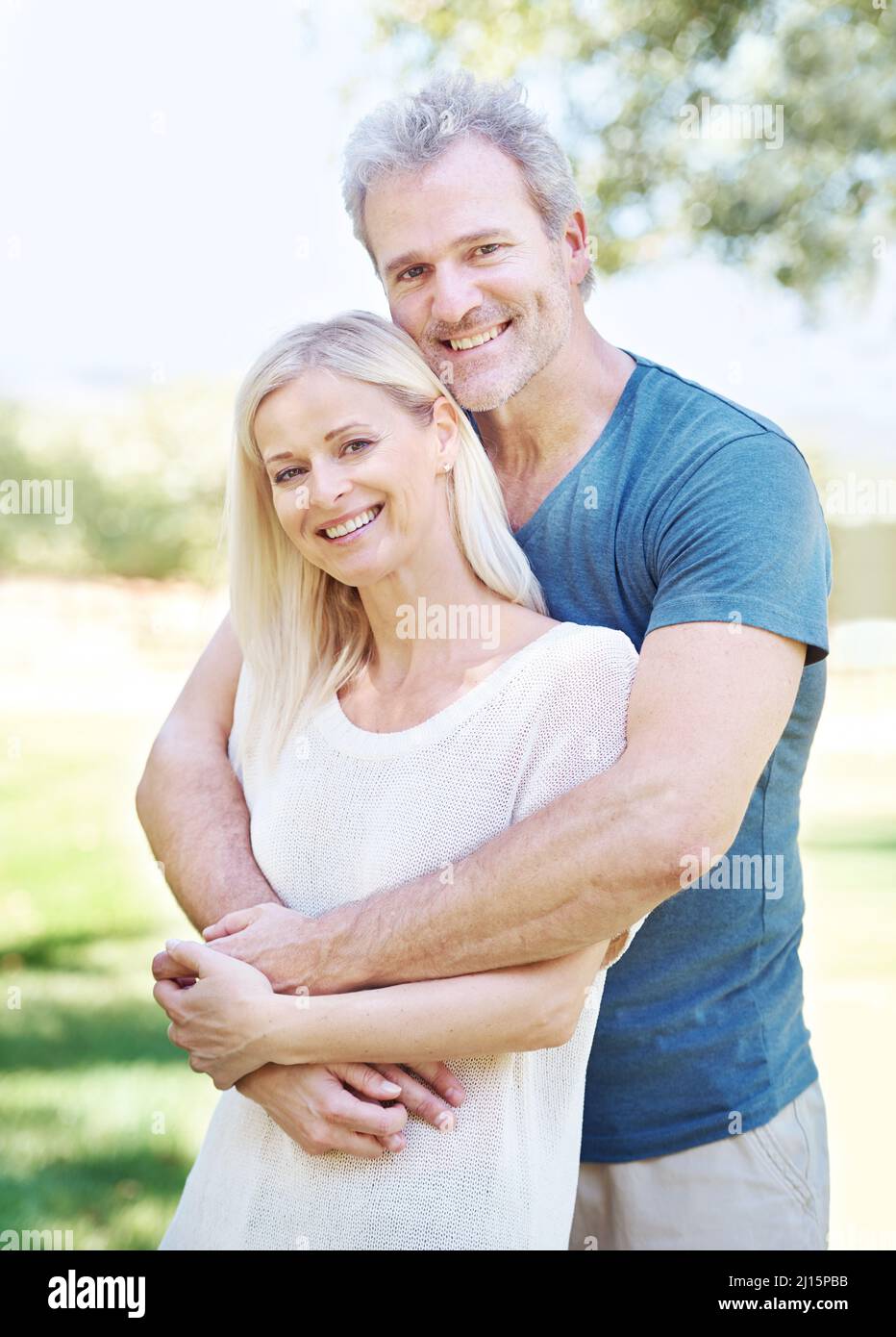 They mean the world to each other. A lovely mature couple enjoying a ...