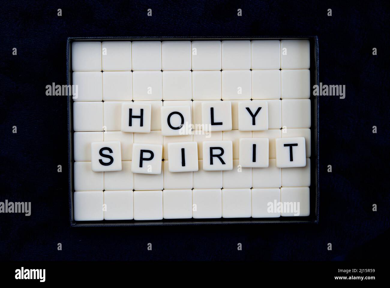 Holy Spirit: words made up of letter combinations Stock Photo - Alamy