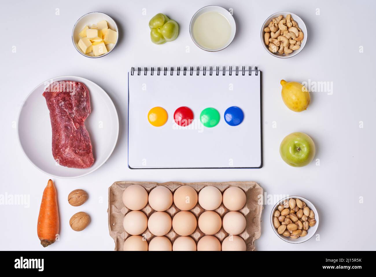 Ketogenic diet. Ingredients for keto diet. High good fat, healthy food ...