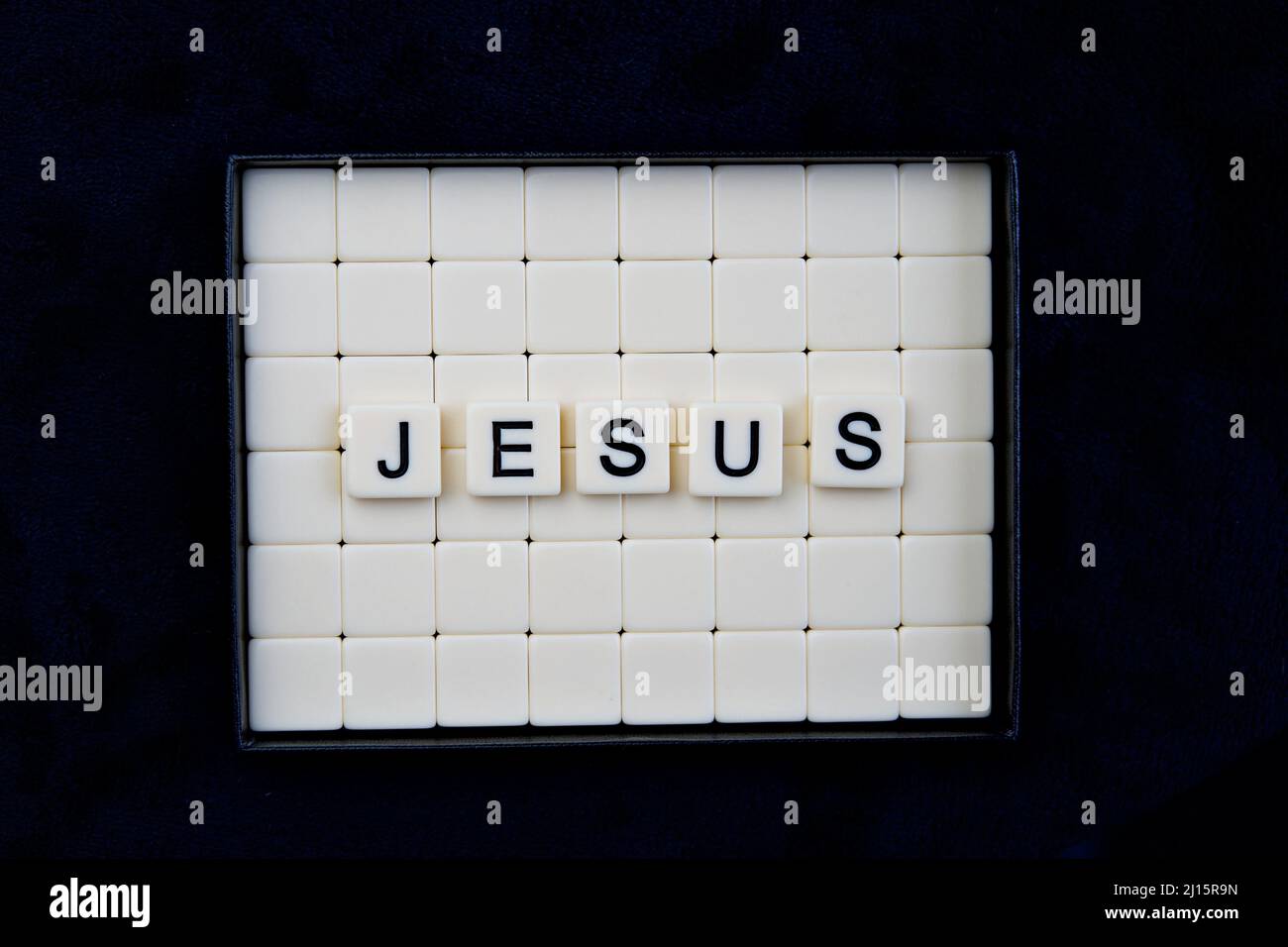 Jesus: words made up of letter combinations Stock Photo - Alamy