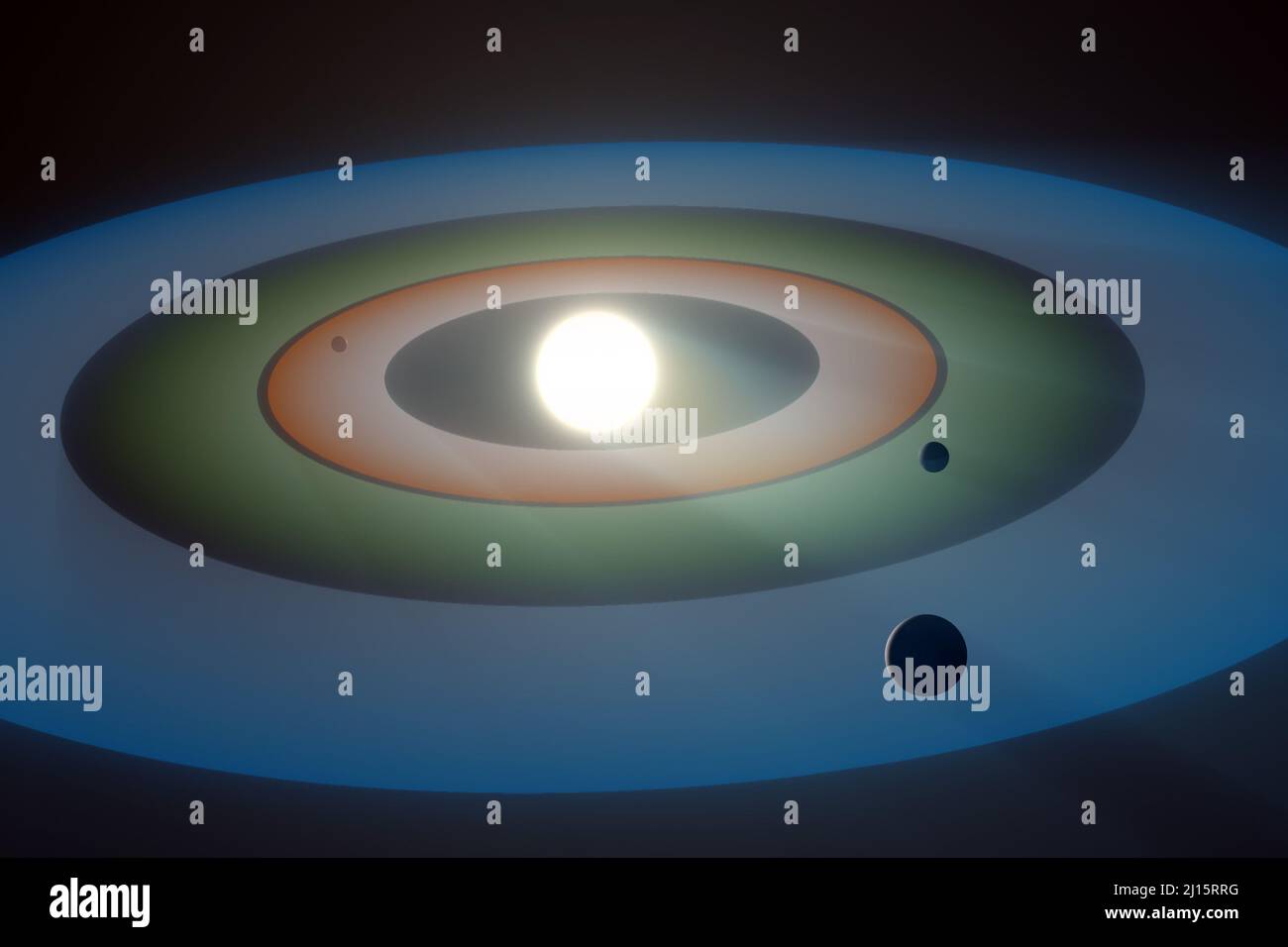 Habitable zone, illustration Stock Photo - Alamy