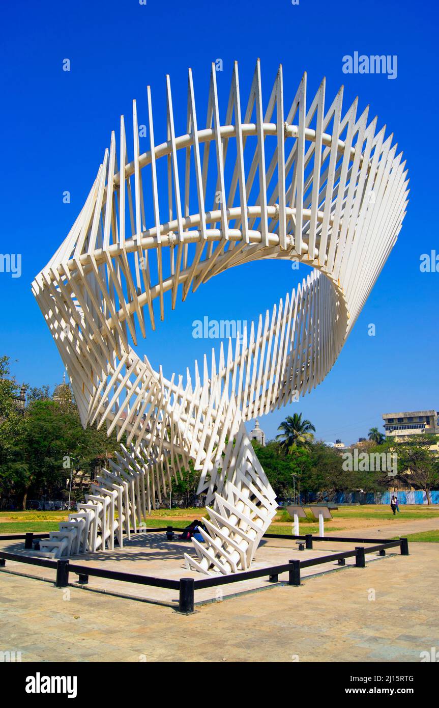 Steel artwork in Mumbai, India Stock Photo - Alamy