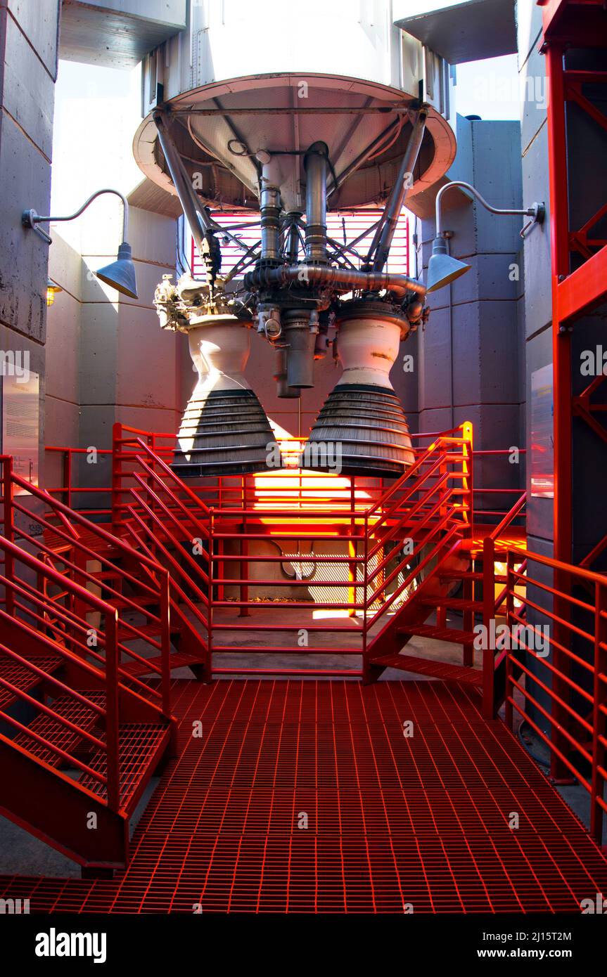 Gemini Titan rocket engines Stock Photo - Alamy