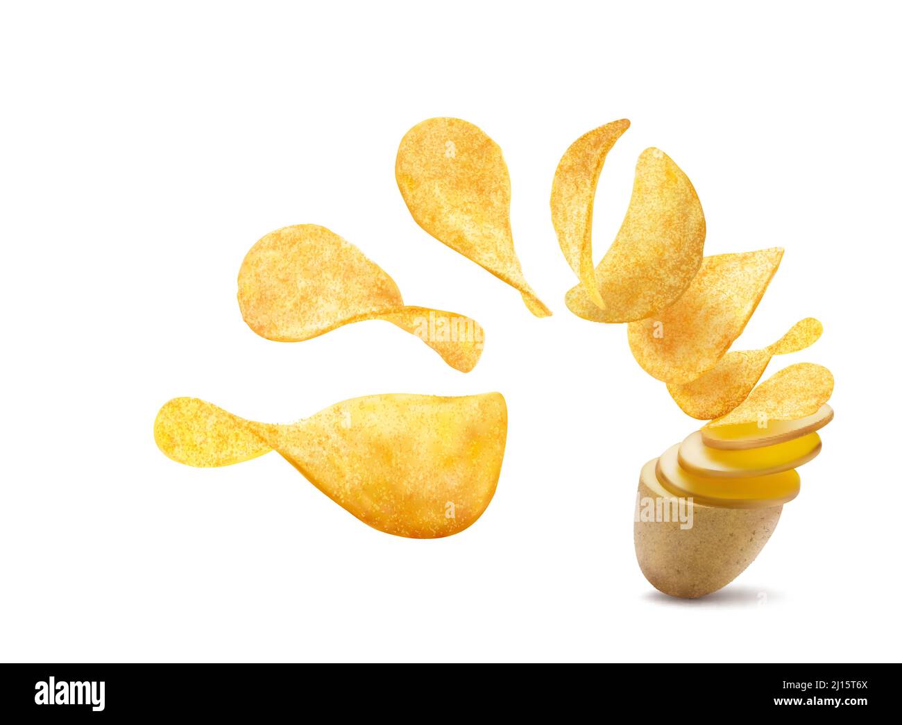 Tornado potato Stock Vector Images - Alamy