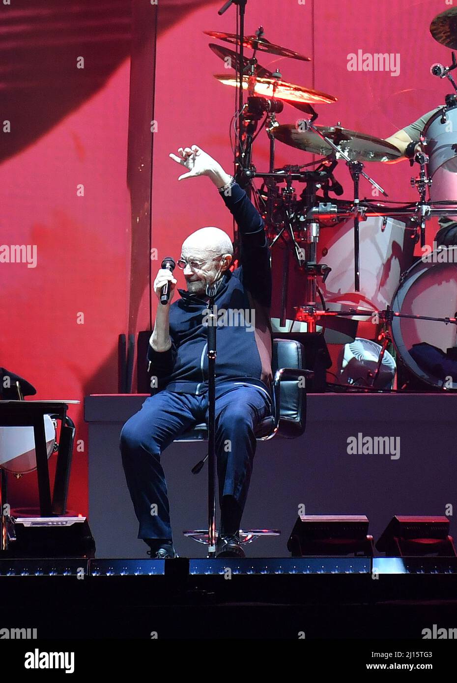 Phil Collins concert - Genesis (Mike Rutherford, Phil Collins et Tony ...