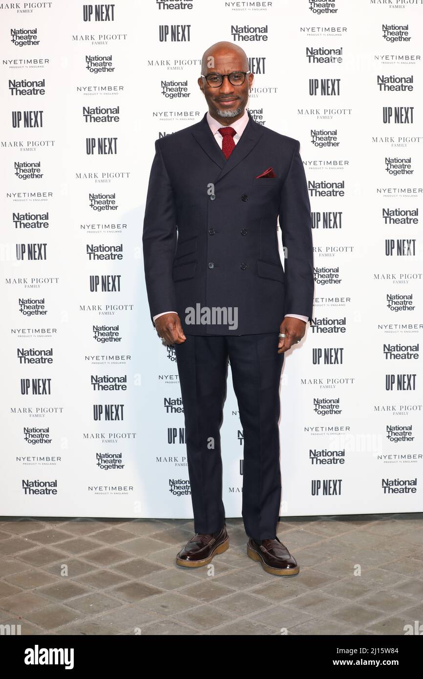 London, UK. 22nd March, 2022. Guest arrivals for National Theatre Up ...
