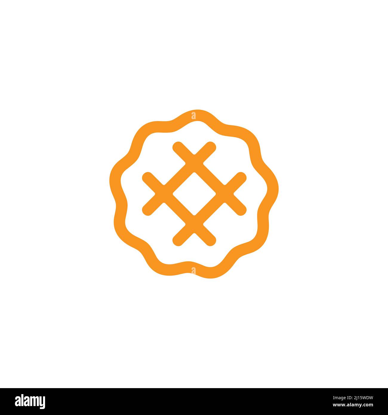 simple pie symbol geometric line logo vector Stock Vector Image & Art ...