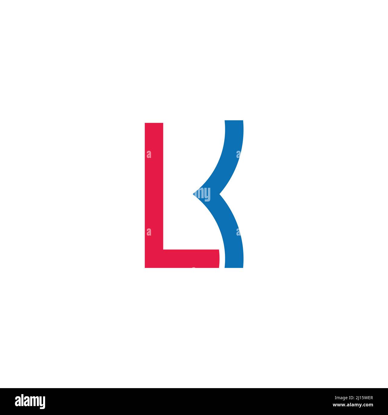 letter lk simple line geometric colorful logo vector Stock Vector Image & Art - Alamy