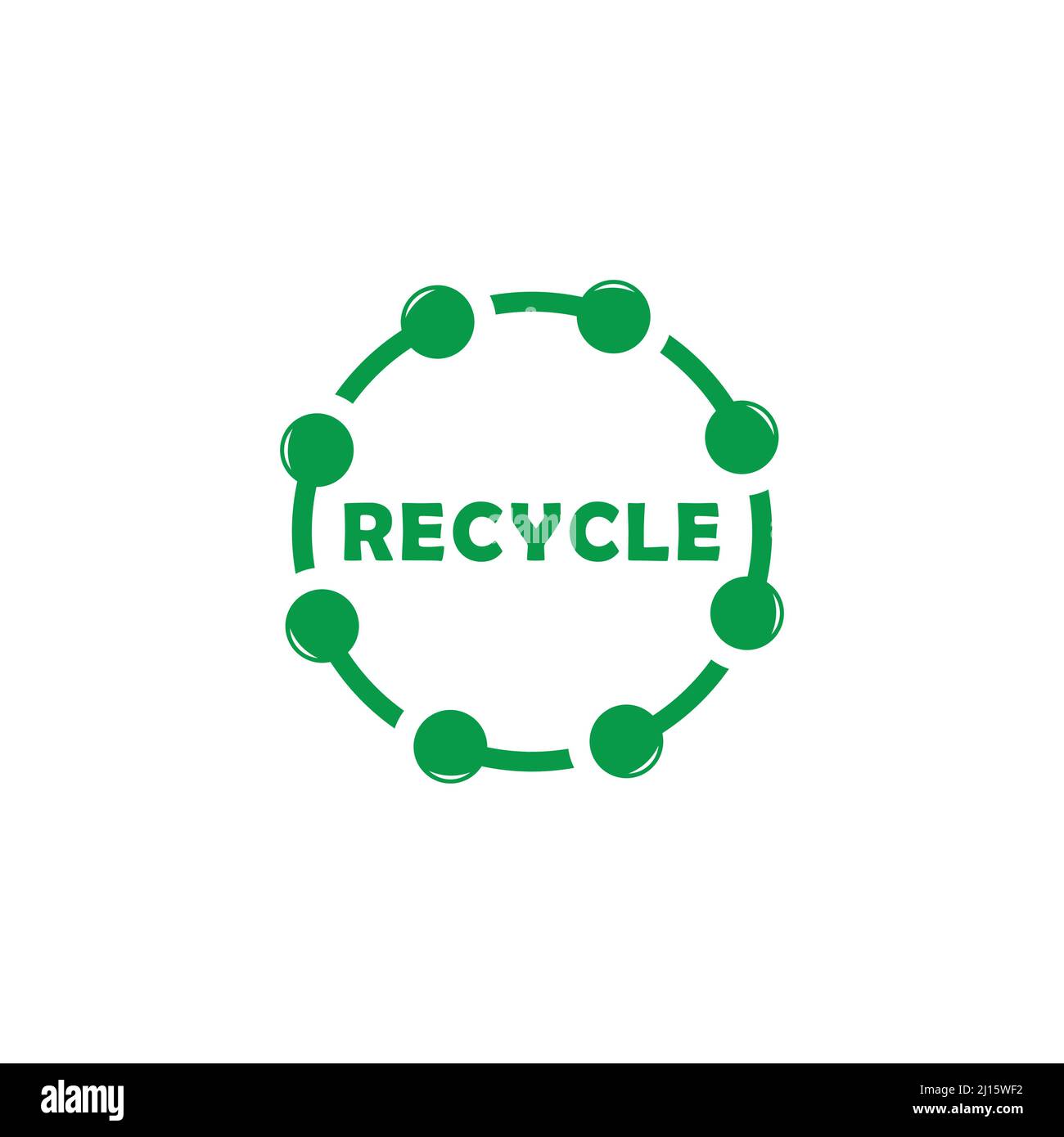 green motion circle arrows recycle symbol vector Stock Vector Image & Art - Alamy