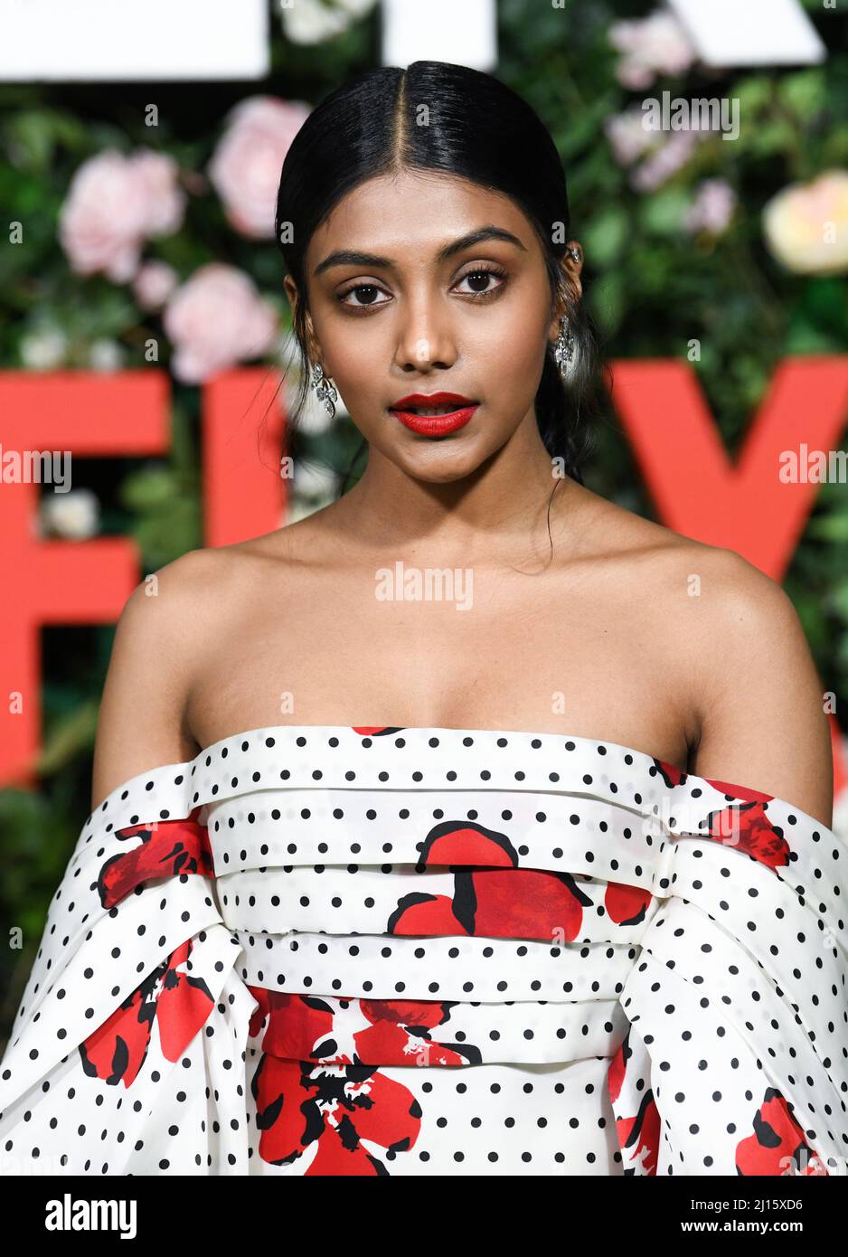 London, UK. March 22nd, 2022, London, UK. Charithra Chandran attending ...