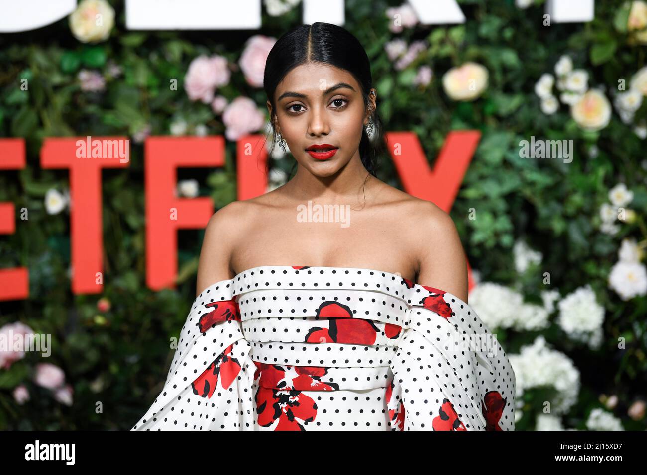 London, UK. March 22nd, 2022, London, UK. Charithra Chandran attending ...