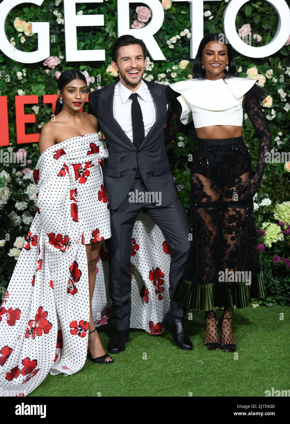 London, UK. March 22nd, 2022, London, UK. Charithra Chandran, Jonathan ...