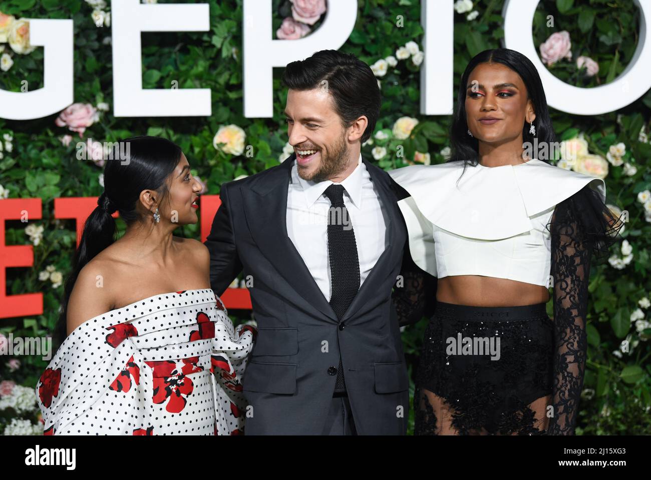 London, UK. March 22nd, 2022, London, UK. Charithra Chandran, Jonathan ...