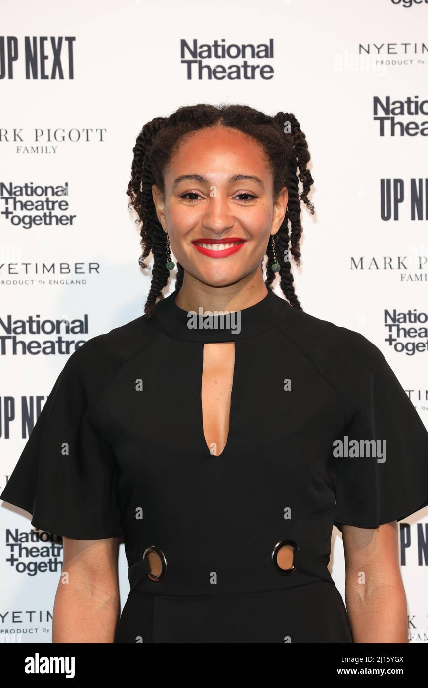 London, UK. 22nd March, 2022. Guest arrivals for National Theatre Up ...