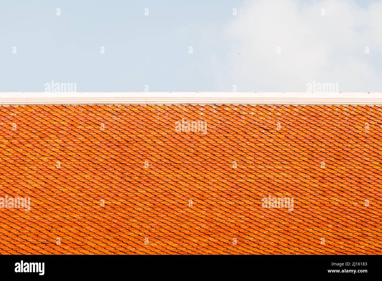 Red temple tiles texture background in Thailand Stock Photo - Alamy