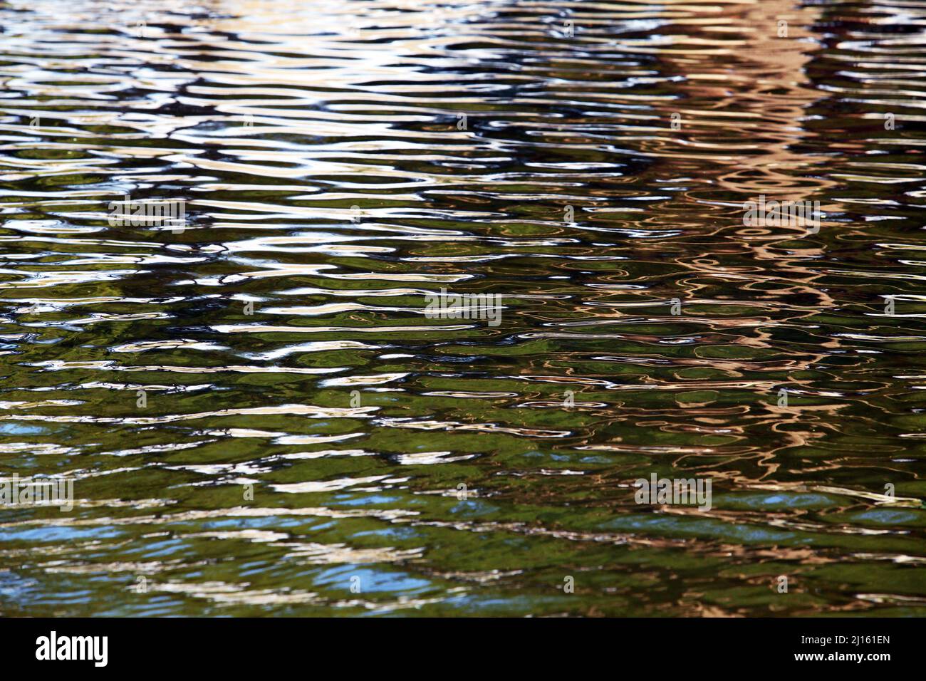 Reflection on water surface Stock Photo - Alamy