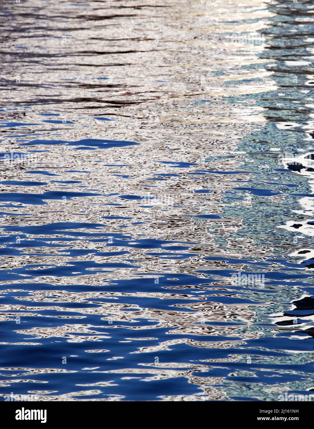Reflection on water surface Stock Photo - Alamy