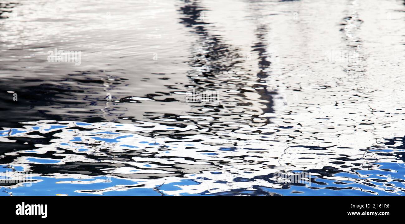 Reflection on water surface Stock Photo - Alamy