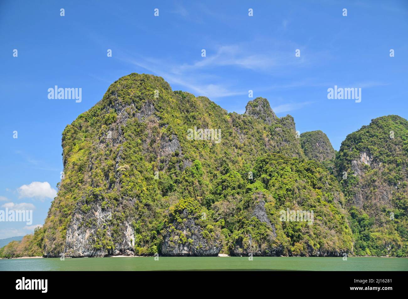 Limestone Mountain in Phang Nga Bay Stock Photo - Alamy