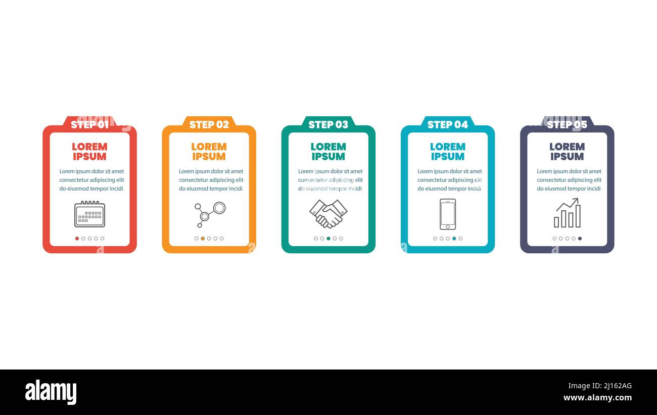 Business infographic square template. vector illustration Stock Vector ...