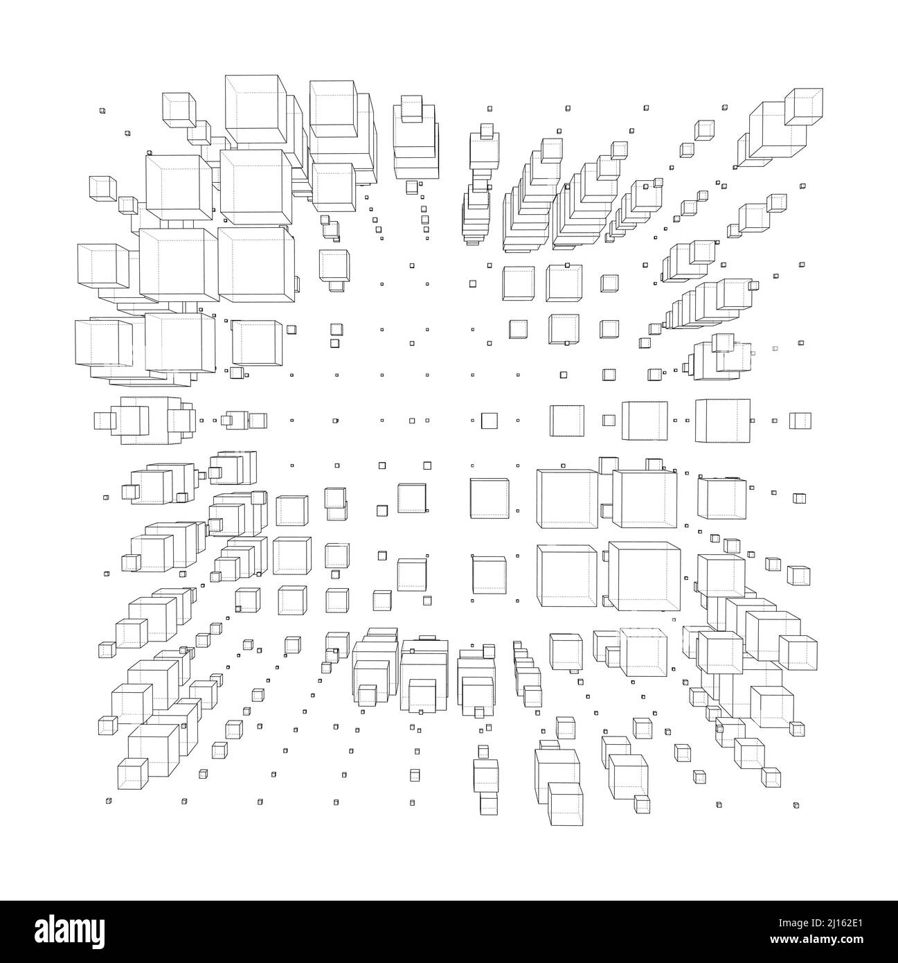Vector abstract boxes background Stock Vector Image & Art - Alamy