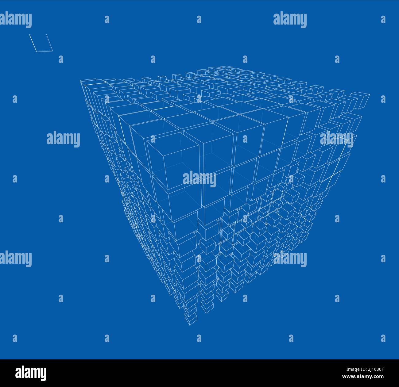 Vector abstract boxes background Stock Vector Image & Art - Alamy