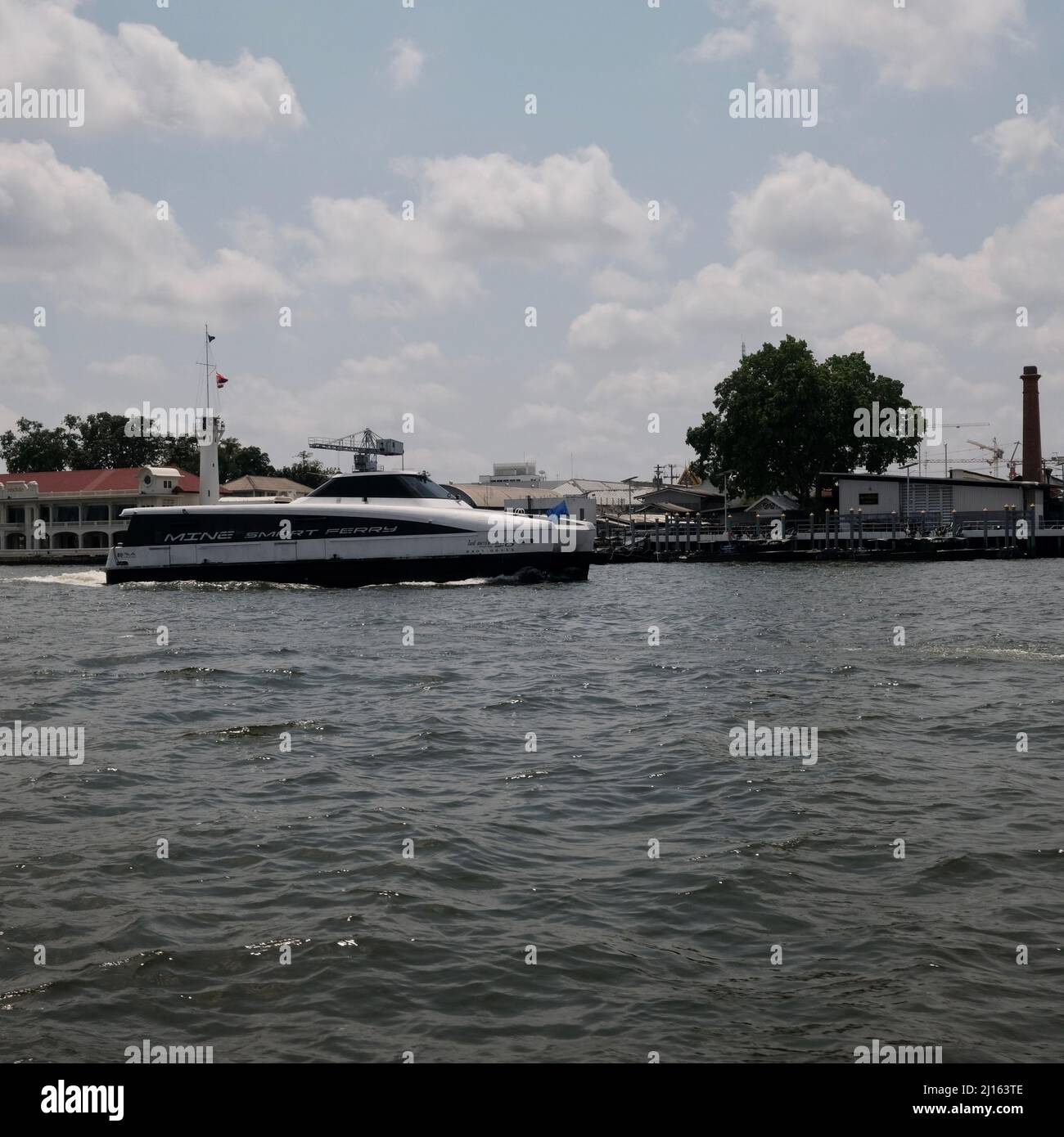 MINE Smart Ferry, Electric Catamarans Chao Phraya River, Bangkok ...