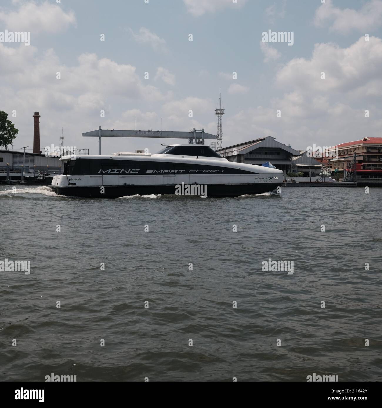 MINE Smart Ferry, Electric Catamarans Chao Phraya River, Bangkok ...
