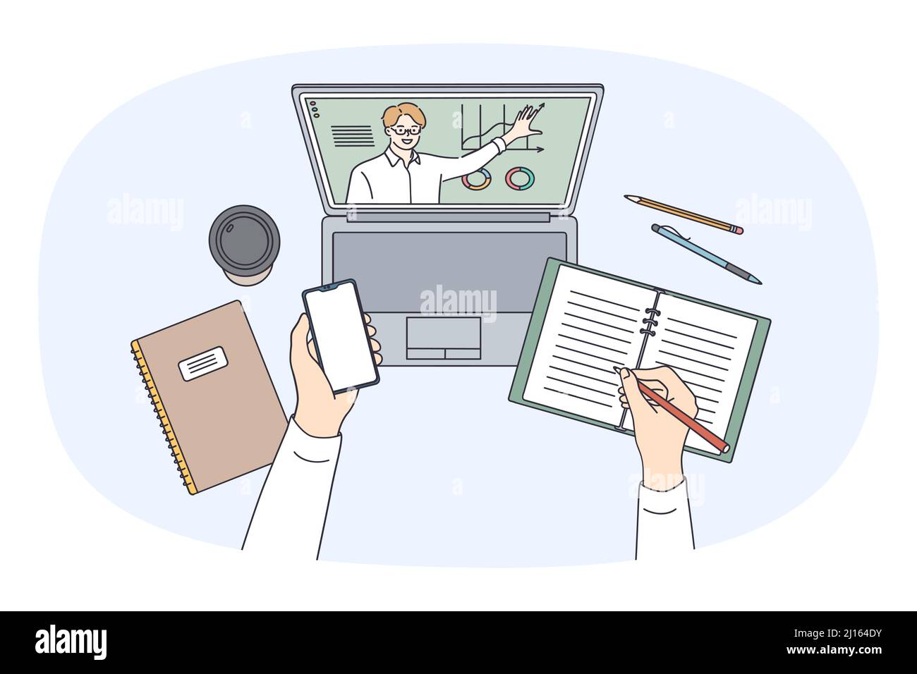 Student lecture notes Stock Vector Images - Alamy