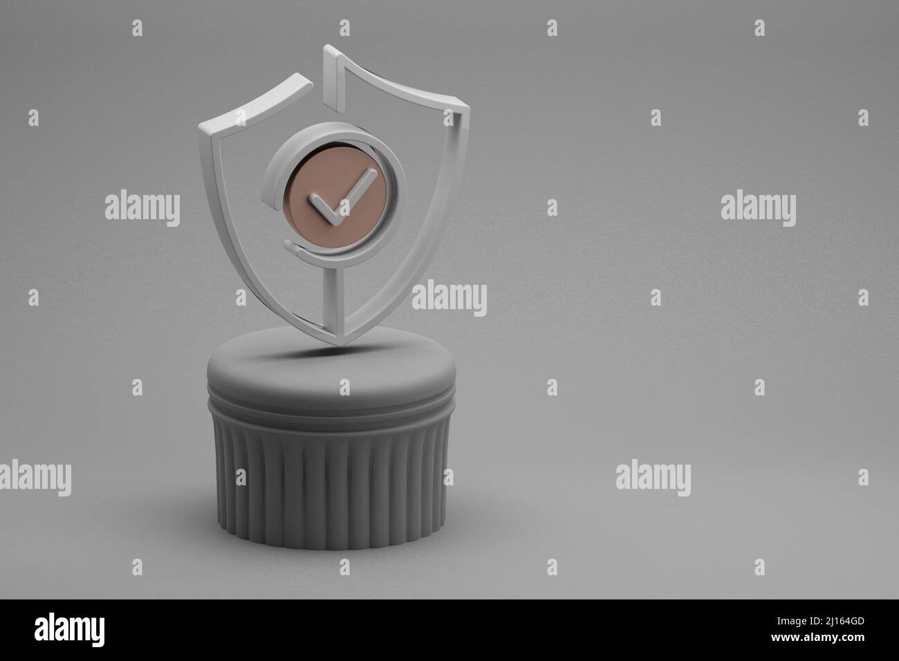 Beautiful abstract illustrations Security Shield symbol icons on a ...