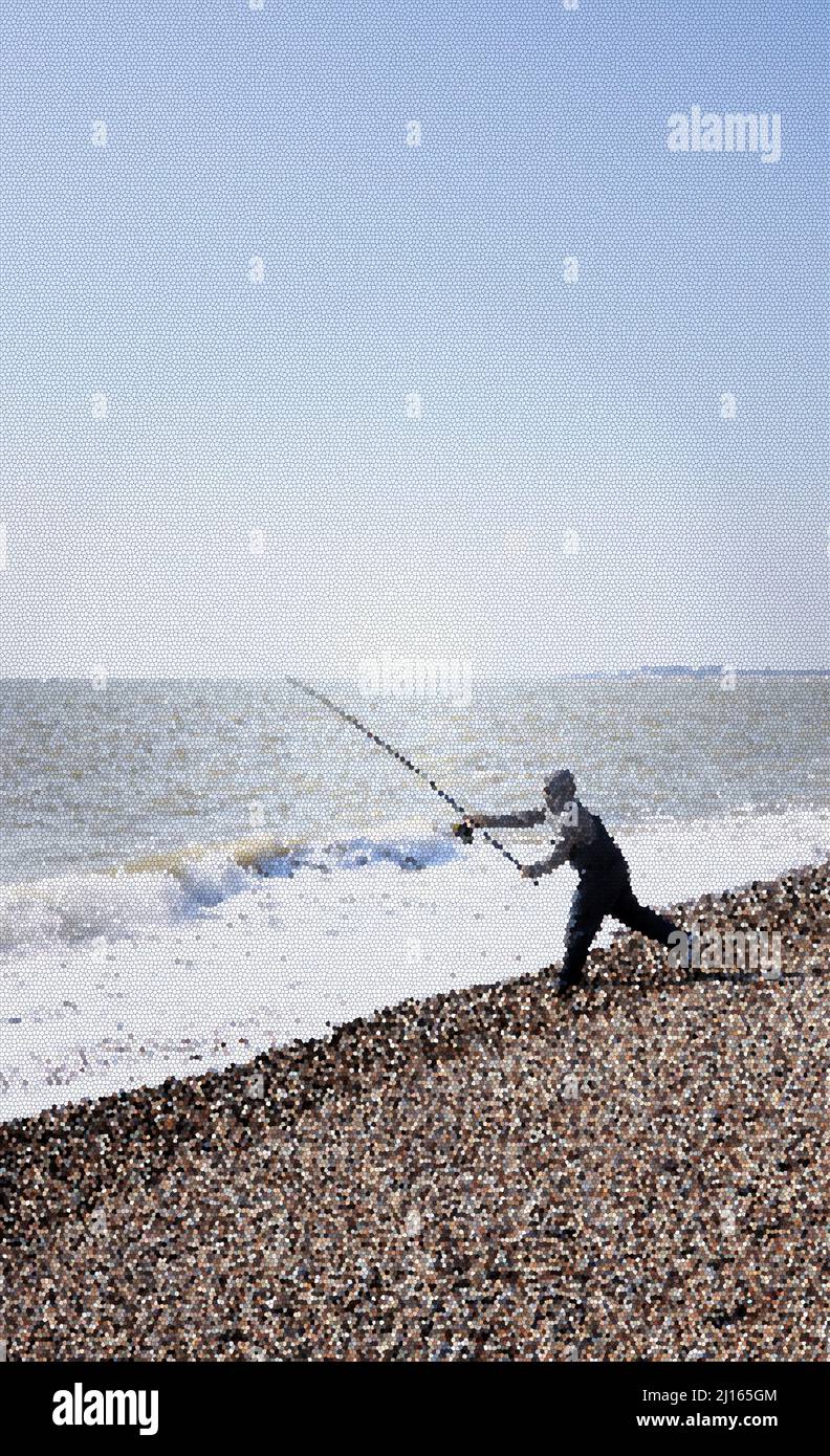 Close up on fisherman throwing hi-res stock photography and images - Alamy