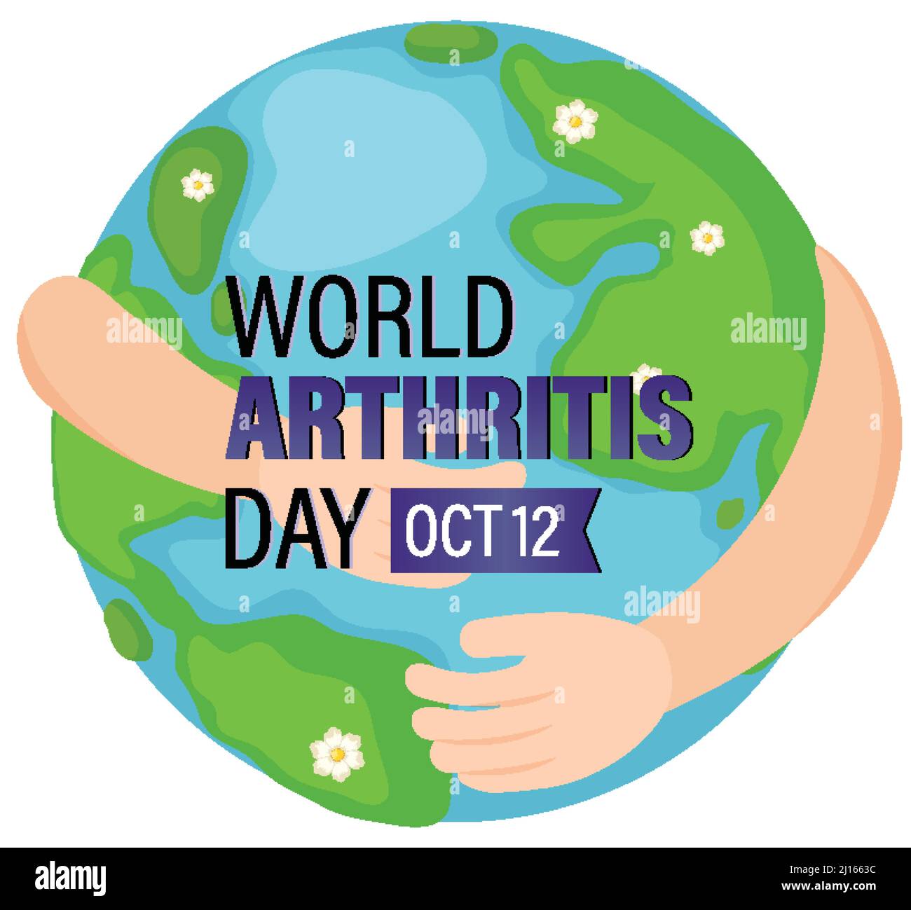 Poster design for world arthritis day illustration Stock Vector Image ...